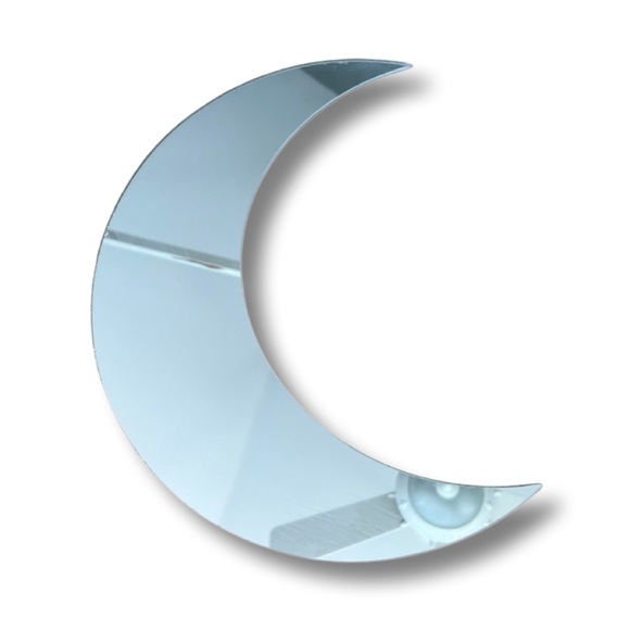 Wall Decor | Moon Shaped Mirror | Poshmark
